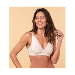 ROYAL LOUNGE Bügel-BH "Royal Dream" in Creme - 70% | Größe 85D | Damen-bhs
