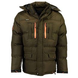 Geographical Norway Steppjacke "Basilboli" in Khaki - 67% | Größe 128 | Kinderjacken
