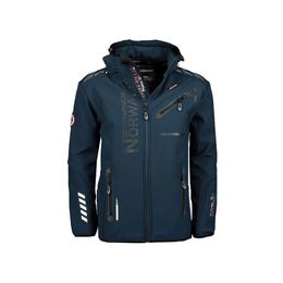 Geographical Norway Softshelljacke "Royaute" in Dunkelblau - 65% | Größe 128 | Kinder-outdoor-jacken