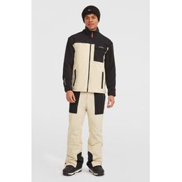 O`Neill O'Neill Fleecejacke in Schwarz/ Beige - 48% | Gr&ouml;&szlig;e S | Herren-pullover-sport