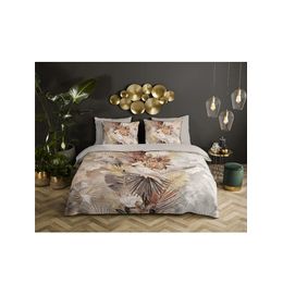 Descanso Satin-Bettwäsche-Set "Pippa" in Beige - 55% | Größe 135x200 cm | Bettwaesche-bettwaren