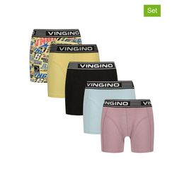Vingino 5er-Set: Boxershorts in Bunt - 51% | Größe 122/128 | Kinder-waesche
