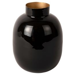 Present Time Vase "Mila" in Schwarz - (H)19,5 x Ø 6,5 cm - 57% | Kerzen-vasen