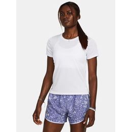 Under Armour Trainingsshirt ''Launch'' in Wei&szlig; - 39% | Gr&ouml;&szlig;e M | Damen-outdoor-tops-shirts