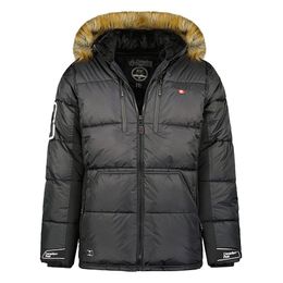Canadian Peak Winterjacke "Danoneak" in Schwarz - 68% | Größe L | Herren-plussize