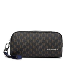K by KARL LAGERFELD Karl Lagerfeld Kosmetiktaschen - K/Monogram Kanvas Kulturbeutel - Gr. unisize - in Schwarz - f&uuml;r Damen