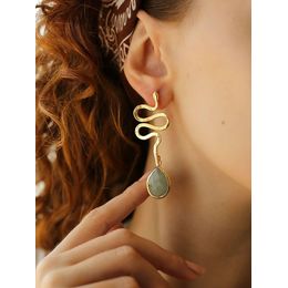 L'Atelier de Gaia Vergold. Ohrstecker mit Edelsteinen - 55% | Schmuck