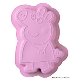 Dr. Oetker Silikon-Backform "Peppa" in Rosa - (L)27 x (B)19,5 cm - 10% | Kuechenhelfer