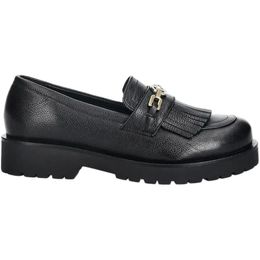 TWINSET Twin-Set Loafer - Flat Shoes Black - Gr. 37 (EU) - in Schwarz - f&uuml;r Damen