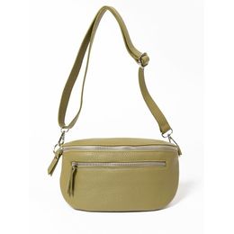 Lucca Baldi Leder-Gürteltasche "Burano" in Oliv - (B)30 x (H)19 x (T)2 cm - 71% | Damen-koffer-reisegepaeck