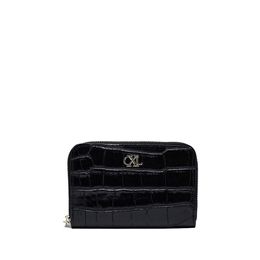 CXL by Christian Lacroix Leder-Geldbörse "Tuilerie" in Schwarz - (B)12 x (H)10 cm - 73% | Portemonnaies-etuis