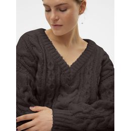 V&eacute;ro Moda VERO MODA VMDREAM Pullover Strickpullover Damen Gr&ouml;&szlig;e M braun / dunkelbraun