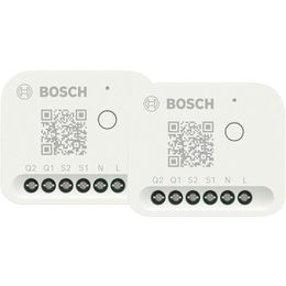 Bosch Schalter &raquo;Smart Home Licht-/Rollladensteuerung II 2er-Set&laquo; Packung, 2 Stk. tlg. wei&szlig; Flexibel steuerbar mit vorhandenem Schalter als auch per 