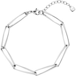 Leonardo Armband &raquo;Consenza&laquo; edelstahlfarben 22 cm An Schlichtheit und zeitloser Sch&ouml;nheit ist das Armband kaum zu &uuml;bertreffen