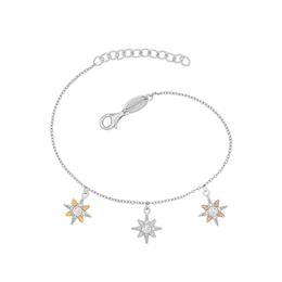 Engelsrufer Damen Armband &raquo;Twinkle twinkle little Star Sternenanh&auml;nger&laquo; mit Zirkonia (synth.) silber
