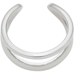 CIAO! BY LEONARDO Ohrklemme »Earcuff Simba CIAO« edelstahlfarben 12 mm Dieser Earcuff kommt im modernen Doppel-Ring-Design