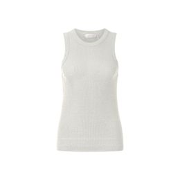 Richroyal Damen RICHROYAL Tanktop &raquo;NOS EV R Top&laquo; mit metallischen Fasern wei&szlig; XL