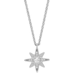 Engelsrufer Kette mit Anh&auml;nger &raquo;Kette Sternenanh&auml;nger&laquo; mit Zirkonia (synth.) silberfarben-kristallwei&szlig; Kette mit Stern Symbol
