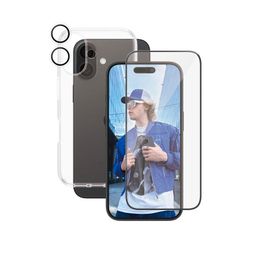 CARE BY PANZERGLASS Displayschutzglas »3-in-1 Protection, Glass, Case, Lenscover« für Apple iPhone 16 Displayschutzfolie, Schutzfolie,...