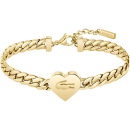 Lacoste Panzerarmband &raquo;LOVE MY CROC&laquo; gelbgoldfarben 16,5 cm Moderner Armschmuck der Marke Lacoste