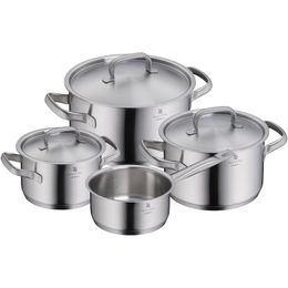 WMF Topf-Set »Gourmet Plus« Set, 7 Stk. tlg. Cromargan Edelstahl Rostfrei 18/10 Edelstahl