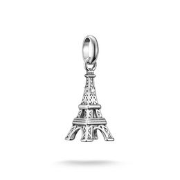 Thomas Sabo Charm-Einhänger »Charm Eiffelturm-Design - Connect« mit Zirkonia (synth.) silberfarben-kristallweiß + kristallweiß Charm...
