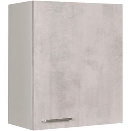 Nobilia Hängeschrank »"Riva", Ausrichtung wählbar, vormontiert, « in drei Breiten: 30, 45 und 60 cm, mit Soft-Close-Funktion Front: Betongrau...