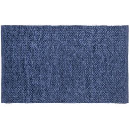 Pad Fußmatte »TAIL« rechteckig 12 mm Höhe Schmutzfangmatte, handgewebt, Flechtdesign, In- und Outdoor geeignet blue Obermaterial: 100% Polypropylen...