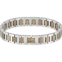 Lacoste Freundschaftsarmband &raquo;Schmuck Parnterarmband METROPOLE&laquo; edelstahlfarben-ocker 19 cm Moderner Armschmuck der Marke Lacoste