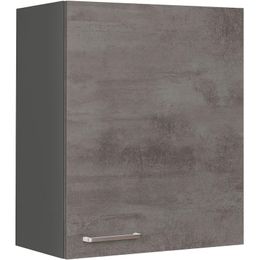 Nobilia Hängeschrank »"Riva", Ausrichtung wählbar, vormontiert, « in drei Breiten: 30, 45 und 60 cm, mit Soft-Close-Funktion Front: Beton...