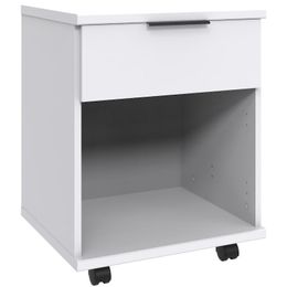 wimex Rollcontainer »Norderney, B/T/H 46/40/58cm in 2 Farben« 1 Schublade und 1 offenes Fach, auf Kunststoffrollen Weiß