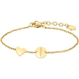 Liebeskind Berlin Armband »Schmuck Edelstahl Together Today Everyday Herz« gelbgoldfarben 20 cm Modisches Armband