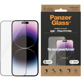 PanzerGlass Displayschutzglas »Displayschutz Apple iPhone 14 Pro Max« Displayschutz mit Installationshilfe EasyAligner, 1 Stk. tlg. Kratz-&...