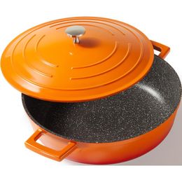 Stoneline Br&auml;ter 1 Stk. tlg. Aluminiumguss orange/grau