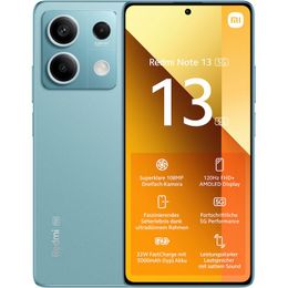 Xiaomi Smartphone »Redmi Note 13 8+256GB« Ocean Teal Ocean Teal Superklare Triple-Kamera mit 108 + 8 + 2 Megapixel