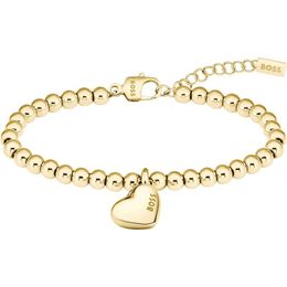BOSS Armkette &raquo;HONEY HEART BEADS&laquo; gelbgoldfarben 19 cm BOSS Schmuck - Damenarmschmuck