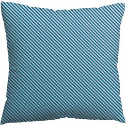 Schlafgut Kissenbezug &raquo;Woven Satin Fade&laquo; mit Farbverlauf blau Mako-Satin, Obermaterial: 100% Baumwolle