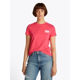 Tommy Jeans Damen T-Shirt &raquo;TJW REG TJ BUBBLE TEE&laquo; mit Logodruck S (36)