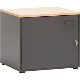 Schildmeyer Mehrzweckschrank &raquo;Solea, Breite 67 cm&laquo; Softclose-Scharniere, Wechselbarer T&uuml;ranschlag schwarz FSC -zertifizierter Holzwerkstoff