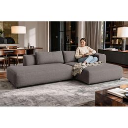 OTTO home Ecksofa &raquo;TIARRA Design-Sofa mit Ottomane recht/links bestellbar, Breite 287 cm&laquo; L-Form mit hochelastischer Schaum und Wellenunterfederung 