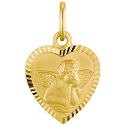 Amor Kettenanhänger »Angel Heart« () Made in Germany gelbgoldfarben Romantischer Anhänger "Engel" von Amor