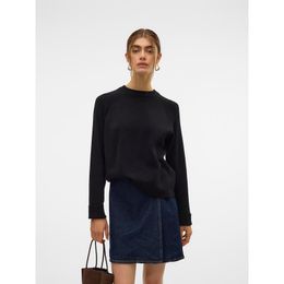 Véro Moda VERO MODA Strickpullover »VMGOLD MIX LS O-NECK PULLOVER GA« Black M M Pullover von Vero Moda
