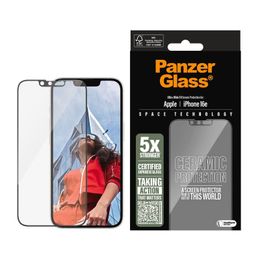 CARE BY PANZERGLASS Displayschutzglas »Ceramic Ultra-Wide Fit Screen Protector« für Apple iPhone 16e Displayschutzfolie, Schutzfolie,...
