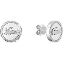 Lacoste Paar Ohrstecker »MEMENTO« edelstahlfarben 10 mm Moderner Ohrschmuck der Marke Lacoste
