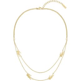 Lacoste Gliederkette &raquo;CROCODILE&laquo; gelbgoldfarben Moderner Halsschmuck der Marke Lacoste
