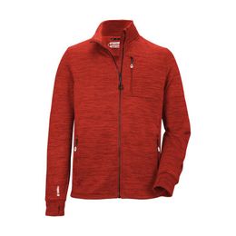 Killtec Strickjacke »KOW 85 MN FLX JCKT« feuerrot L L Powerstretchjacke mit Stehkragen für Herren
