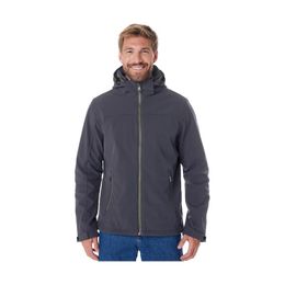 Killtec Softshelljacke »Herren Softshelljacke« Wasserabweisende Softshelljacke mit Fleece, abnehmbarer Kapuze anthrazit S S Herren Softshelljacke...