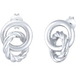 Elli Paar Ohrstecker »Schmuck Geschenk Silber 925 Ohrringe« silberfarben Elegante Ohrringe