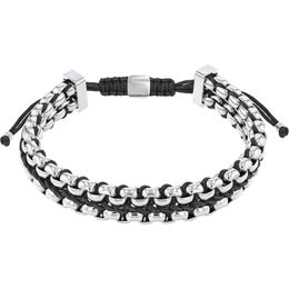 Calvin Klein Armband »Schmuck Edelstahl Armkette CK FUSED« edelstahlfarben-schwarz 195 cm CK Schmuck - Herrenarmschmuck