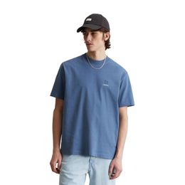 Marc O'Polo MARC O'POLO DENIM T-Shirt Rundhals, relaxed fit, kontrastfarbener Print Cerulean Blue S S Rundhalsshirt von Marc O'Polo